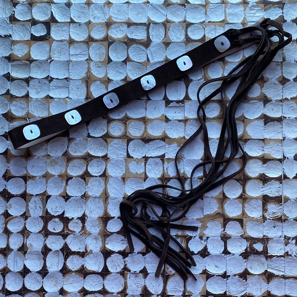 Another Line Inc | Accessories | Vintage 9s Suede Leather Western Shell ...